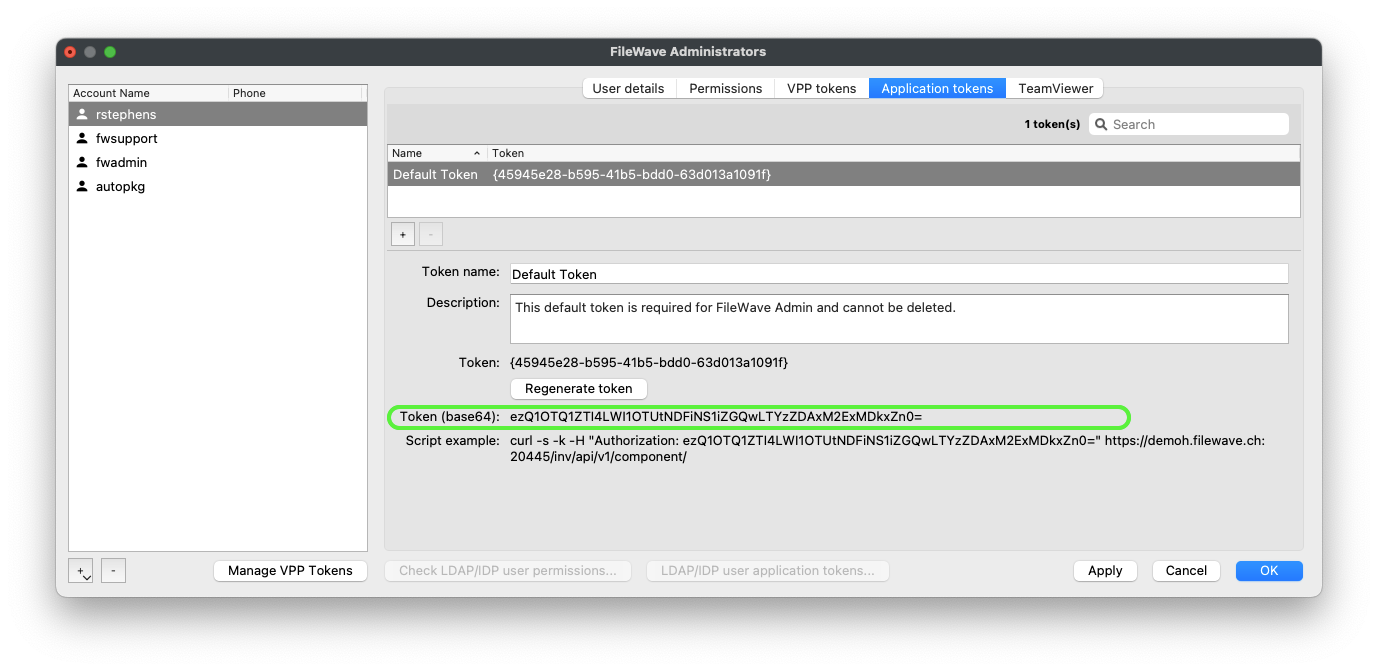 Working With APIs | FileWave KB
