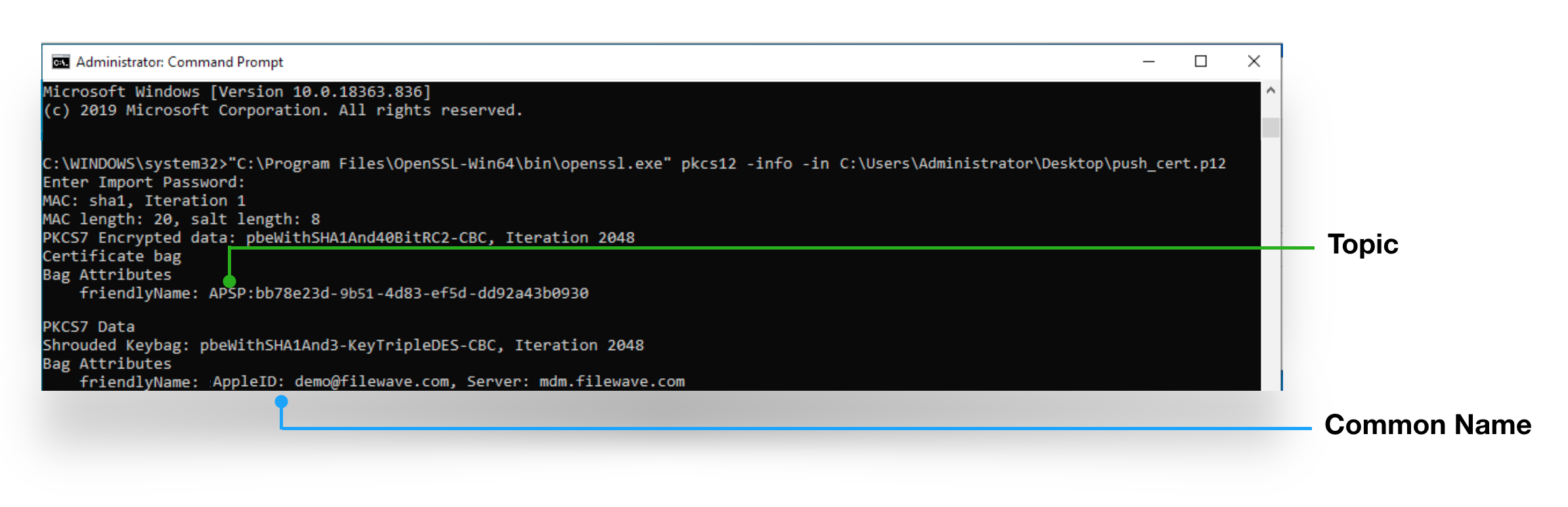 APNs Certificate Creat... | FileWave KB